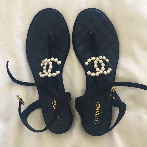 CHANEL | Shoes | Chanel Sandals | Poshmark